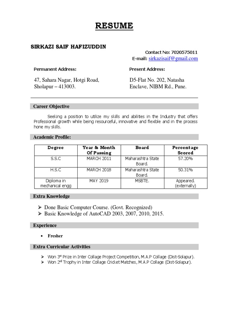 Saif Resume | PDF