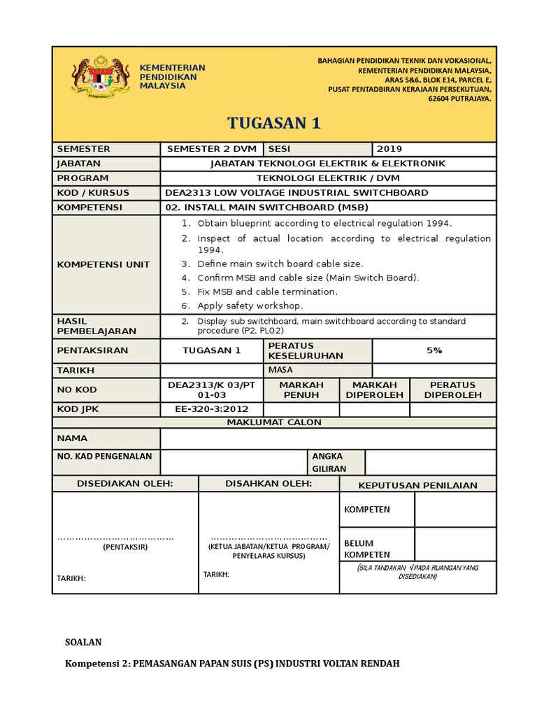 Tugasan 1 | PDF