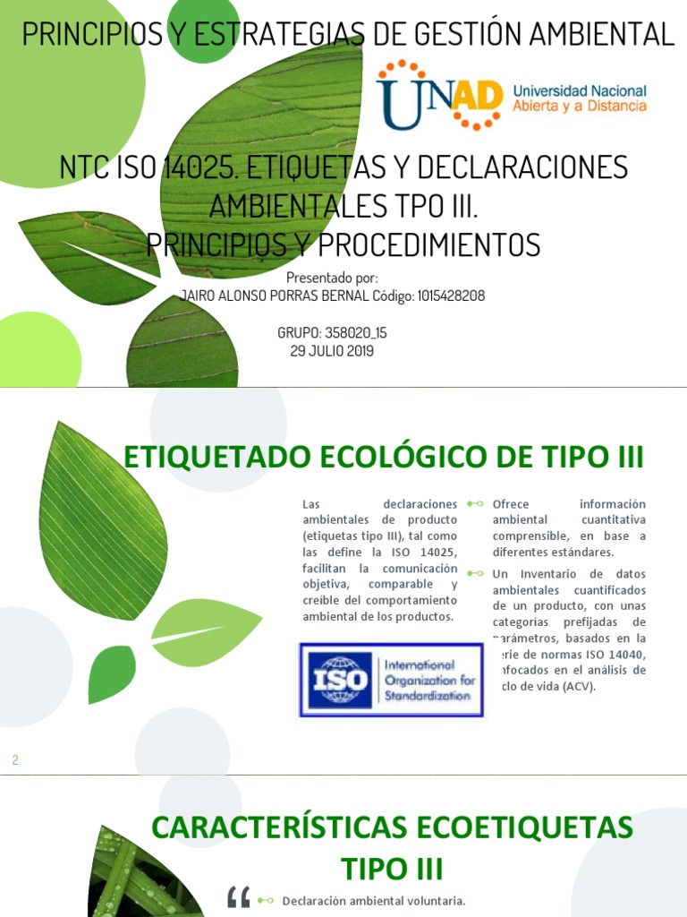 Iso 14025 | PDF | Evaluación del ciclo de vida | Economias