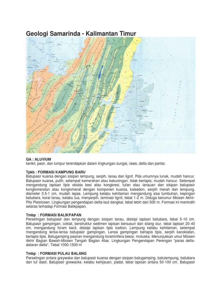 Geologi Samarinda | PDF | Ilmu Sosial | Sains & Matematika