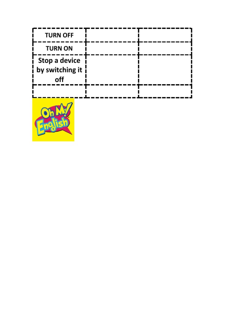 Stop A Device by Switching It Off: Turn Off Turn On | PDF