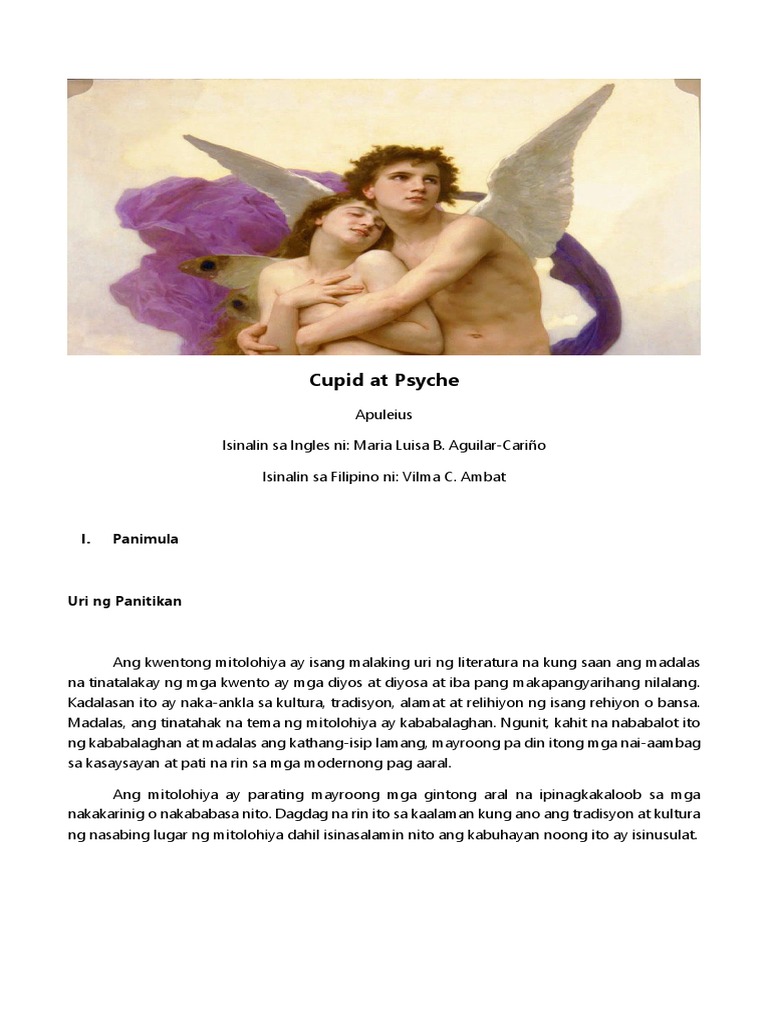Cupid at Psyche | PDF
