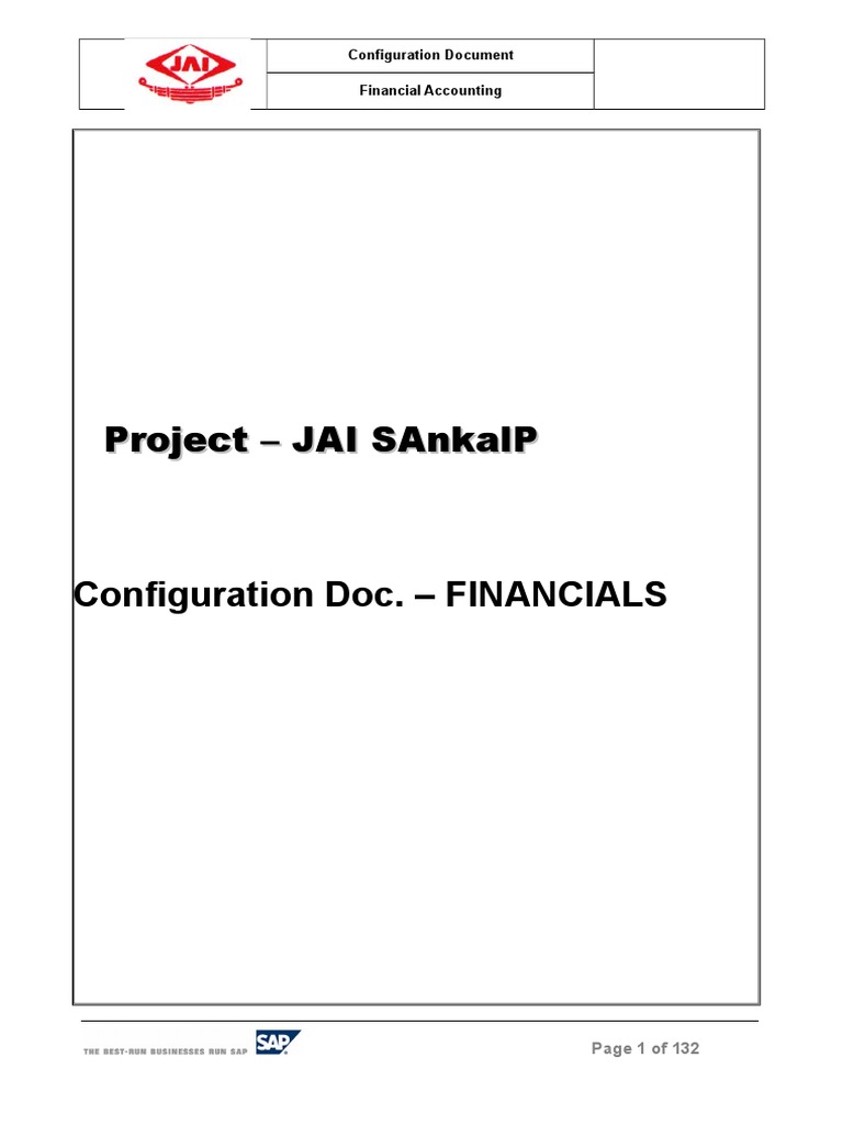 SAP FICO Project - Part 1 | PDF | Depreciation | Payments