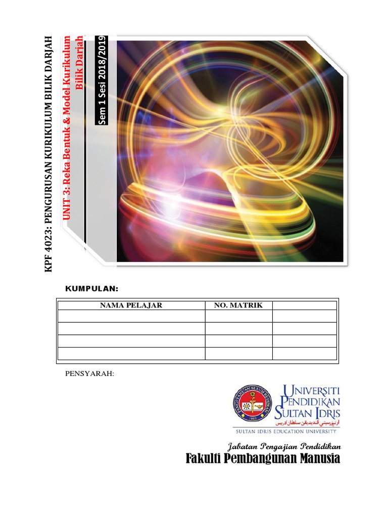 K00370 - 20190318131900 - Unit 3 - Reka Bentuk & Model Kurikulum BD | PDF