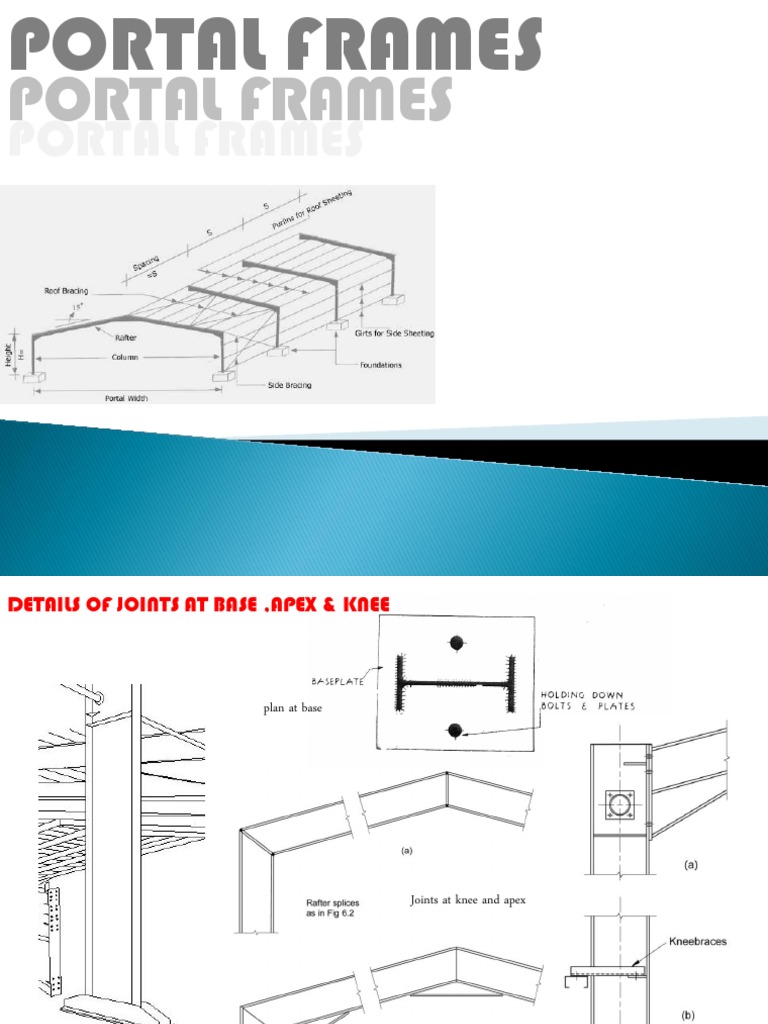 Portal Frame North Light Truss Detail | PDF