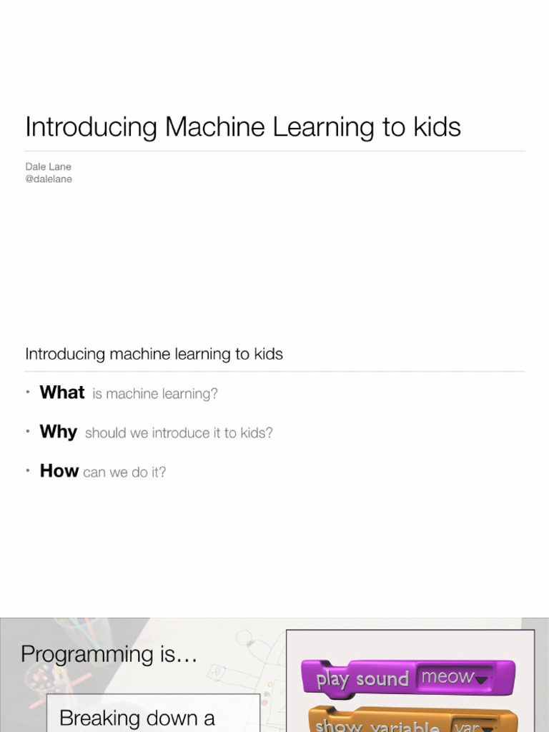 Machine Learning For Kids | PDF