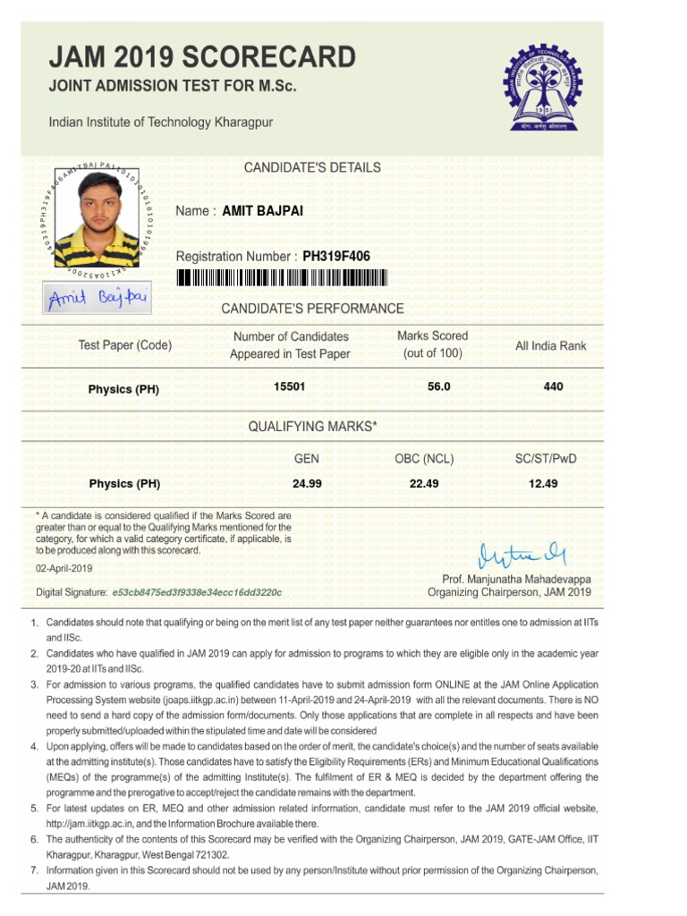 Jam Score Card | PDF