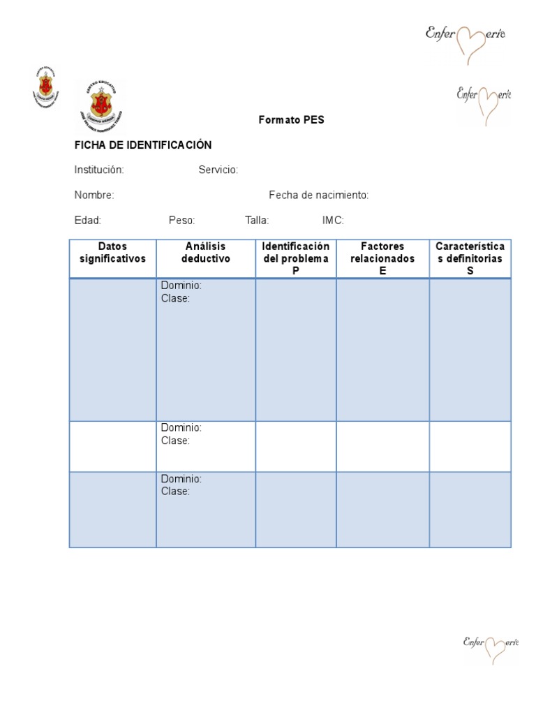 Formato PES y PLACE 1 | PDF
