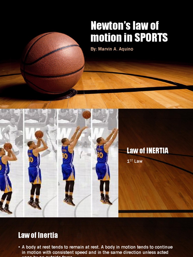 Newton's Law of Motion in SPORTS | PDF | Inertia | Acceleration