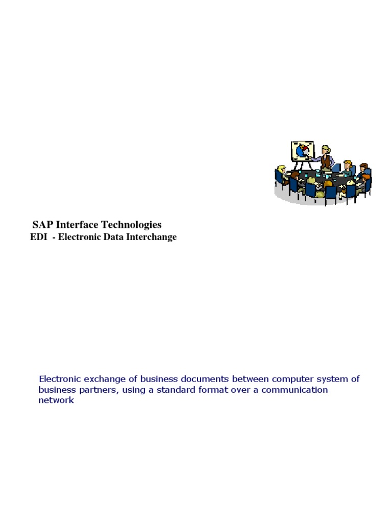 SAP Interface Technologies: EDI - Electronic Data Interchange | PDF ...