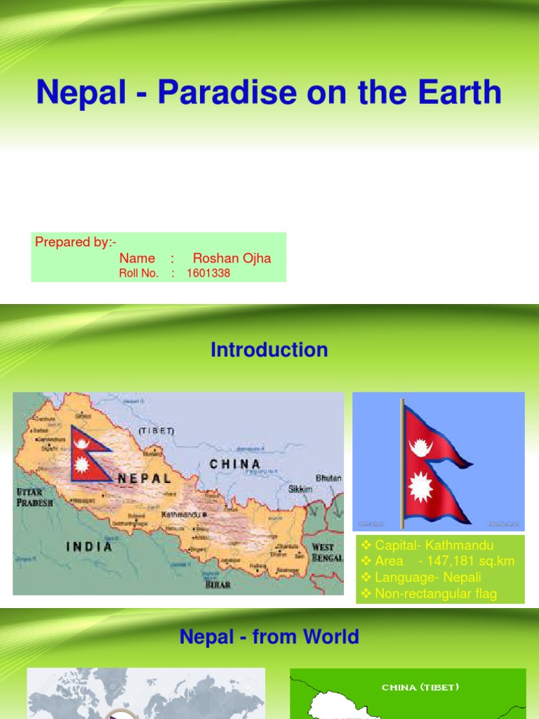 Presentation On Nepal | PDF | Nepal | Indian Religions