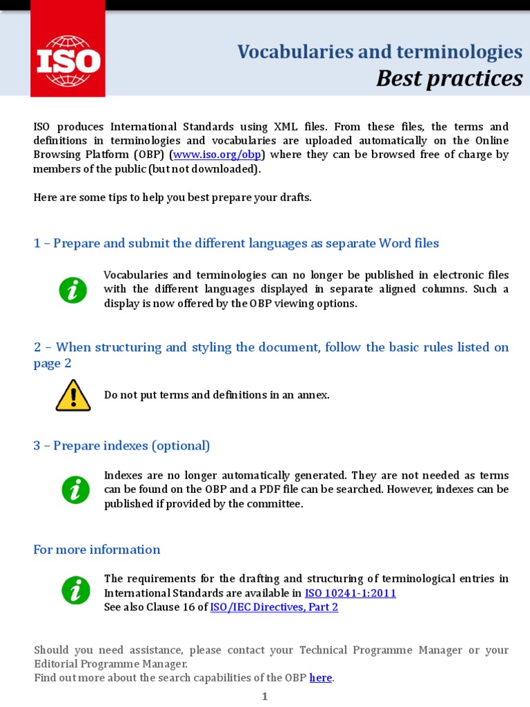 ISO Vocab Best Practices | PDF | International Organization For ...