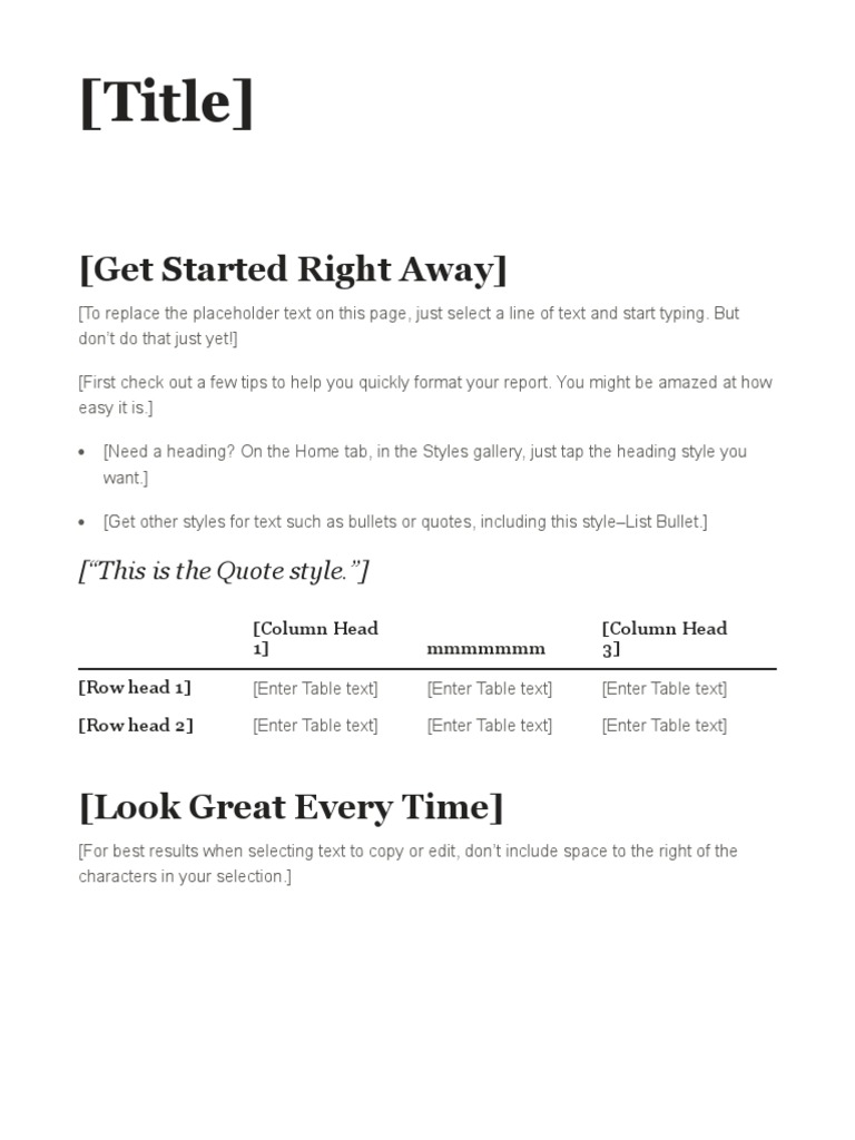(Title) : (Get Started Right Away) | PDF