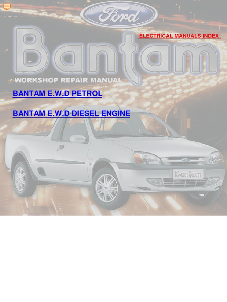 2002 Ford Bantam Wiring Diagrams | PDF | Vehicles | Mechanical Engineering