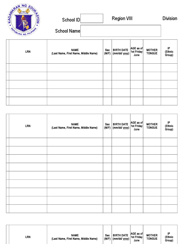 School Form 2 Daily Attendance Report | PDF | Curriculum