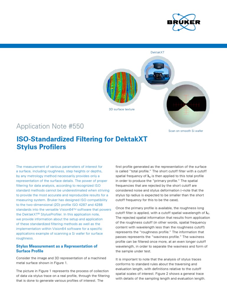 Iso ASME Surface Analysis | PDF | Surface Roughness | Applied And ...