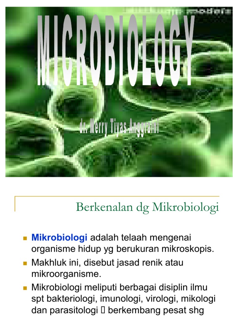 DASAR-DASAR MIKROBIOLOGI