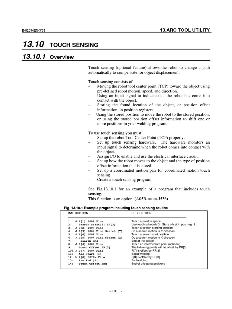 Fanuc Touch Sensing | Download Free PDF | Sensor | Electrical Connector