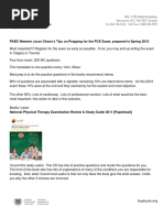 PCE Exam Practice Questions 1 - Vignnete Based Physiotherapy Questions ...