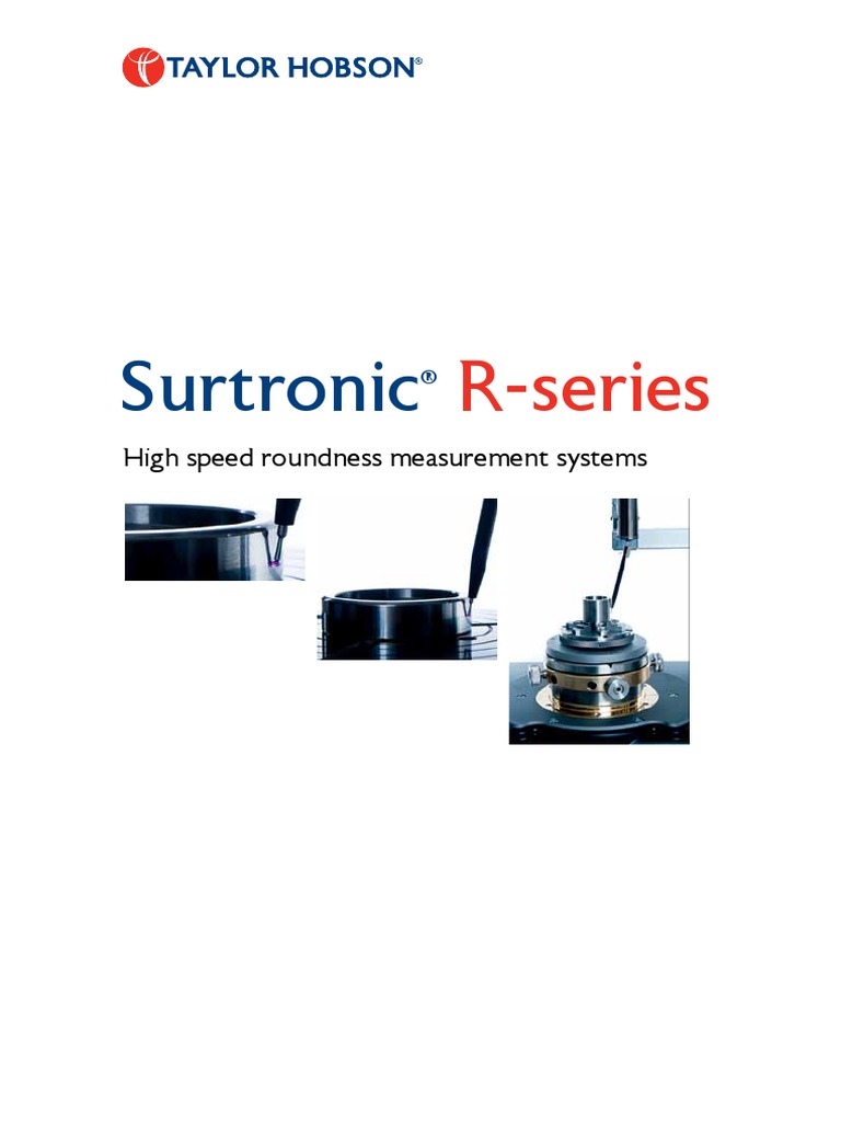 4532 Surtronic Roundness Brochure | PDF | Bearing (Mechanical ...