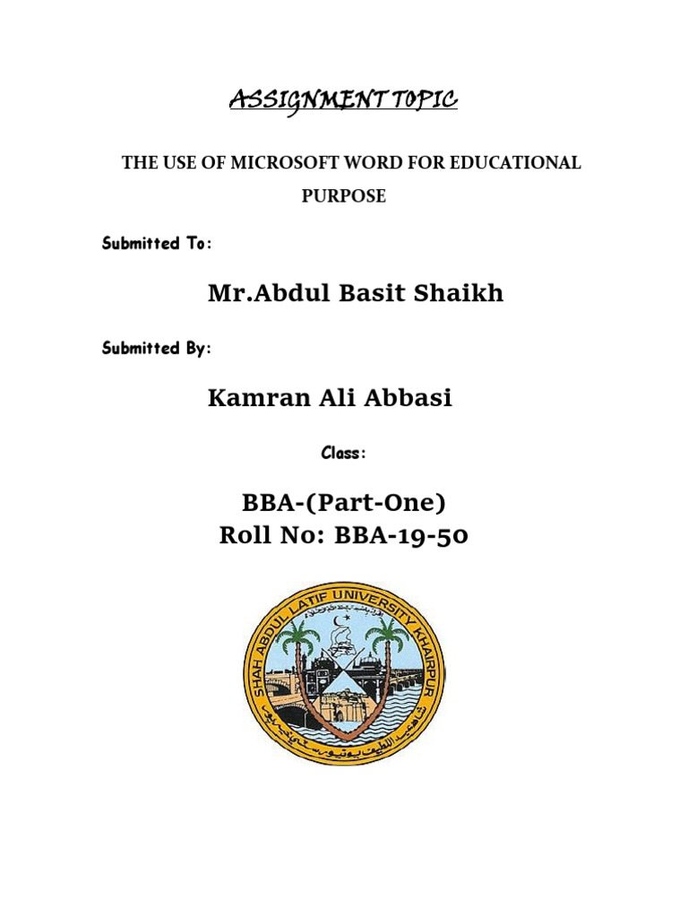 Assignment Computer | PDF | Microsoft Word | Microsoft Office