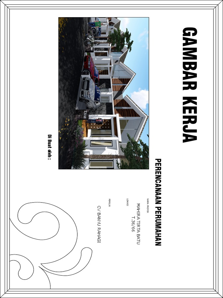 Gambar Kerja Rumah Tipe 35 dan 36 | PDF
