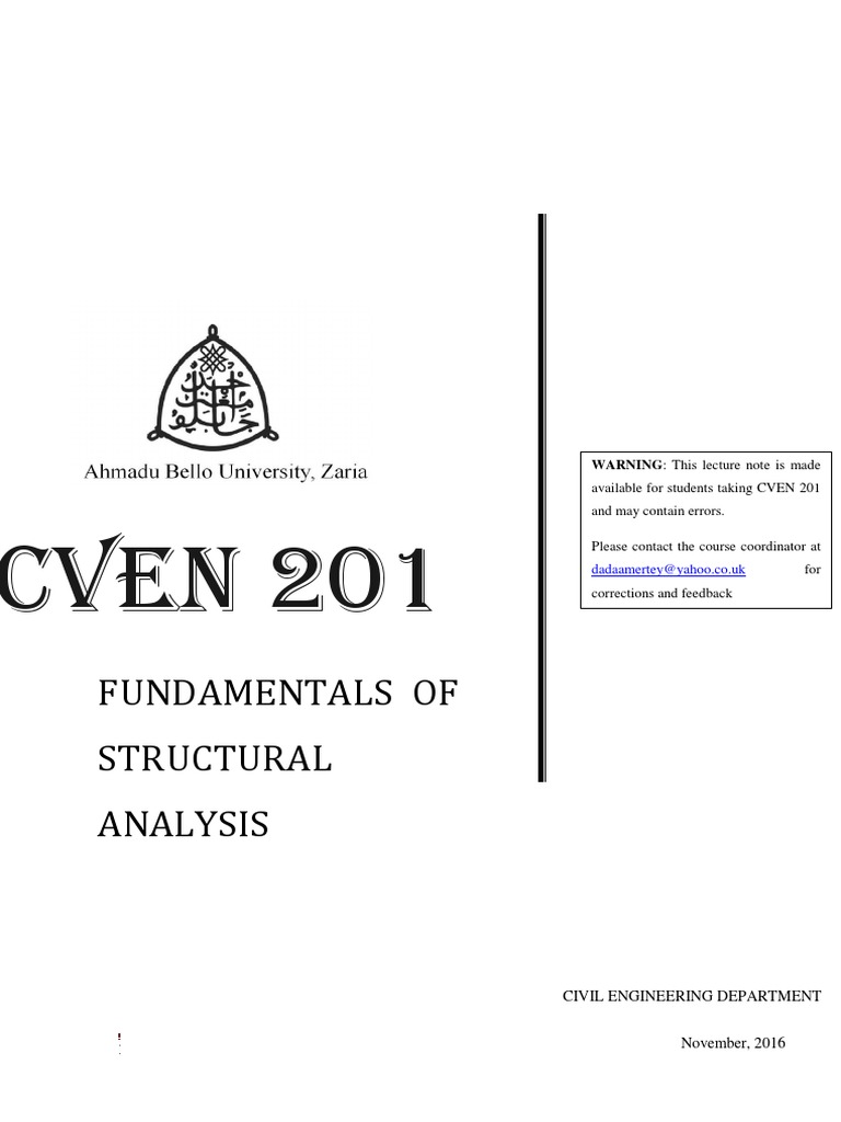 Fundamentals of Structural Analysis-1 | PDF | Bending | Truss