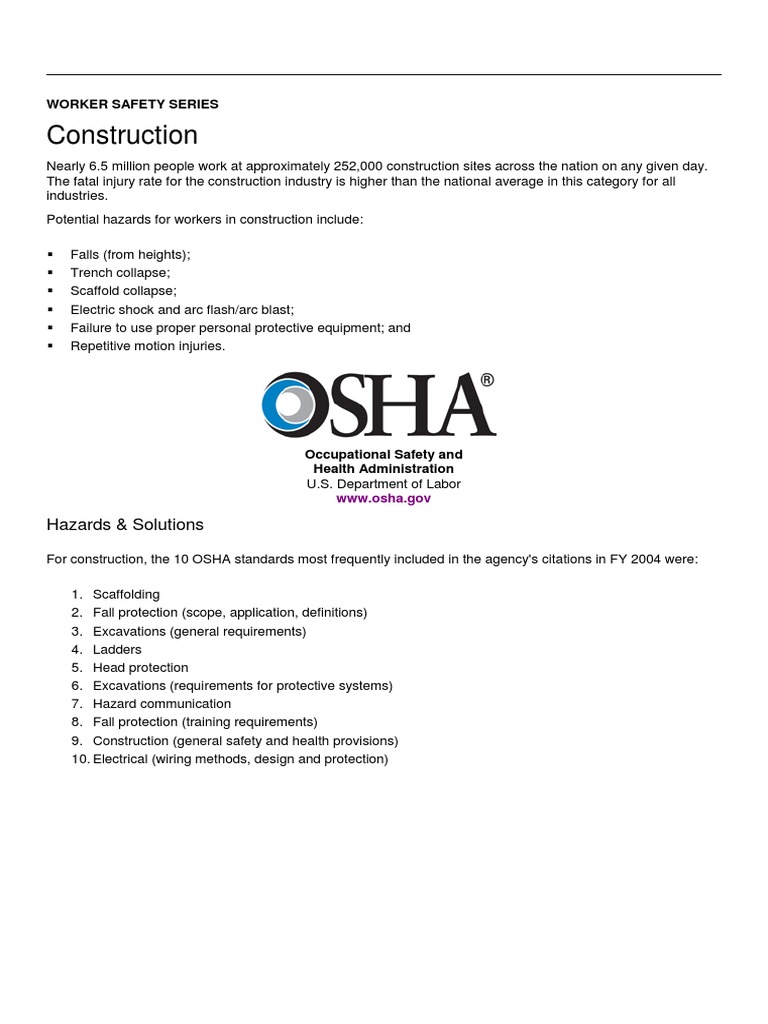 Construction Safety Essentials | PDF | Stairs | Occupational Safety And Health