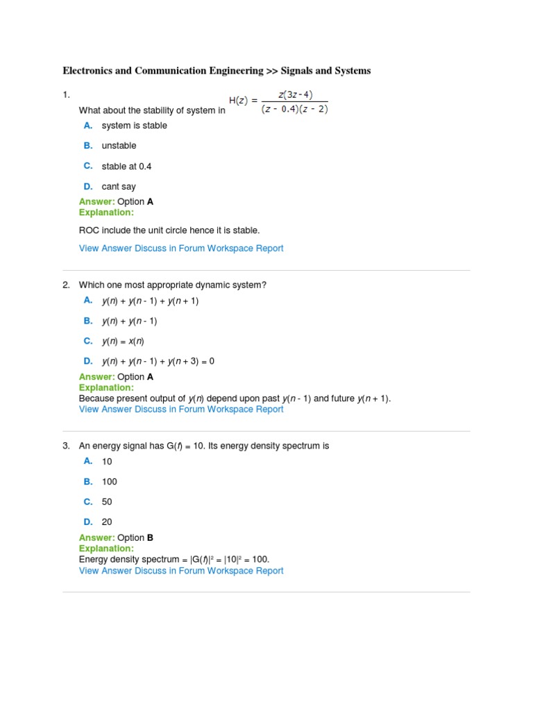 Signals and Systems | Download Free PDF | Convolution | Spectral Density