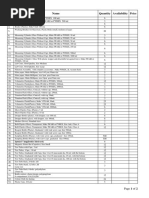 Polylab Price List 2023 | PDF | Materials