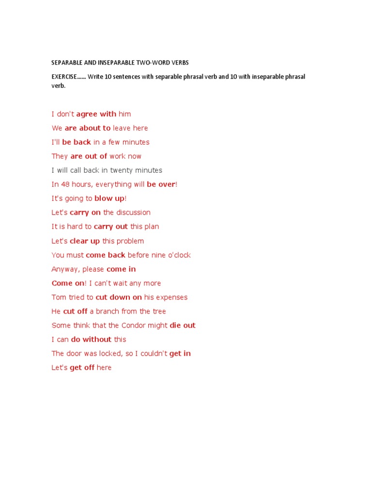 Separable and Inseparable | PDF