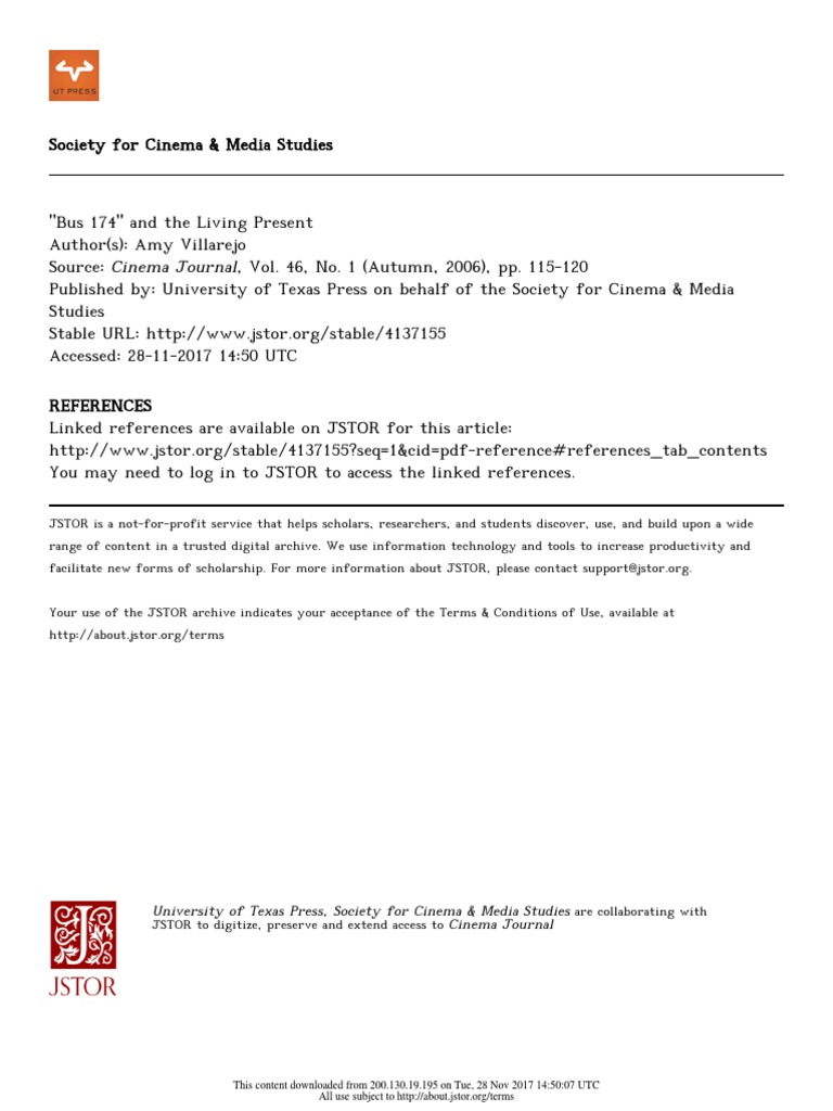 University of Texas Press, Society For Cinema & Media Studies Cinema ...