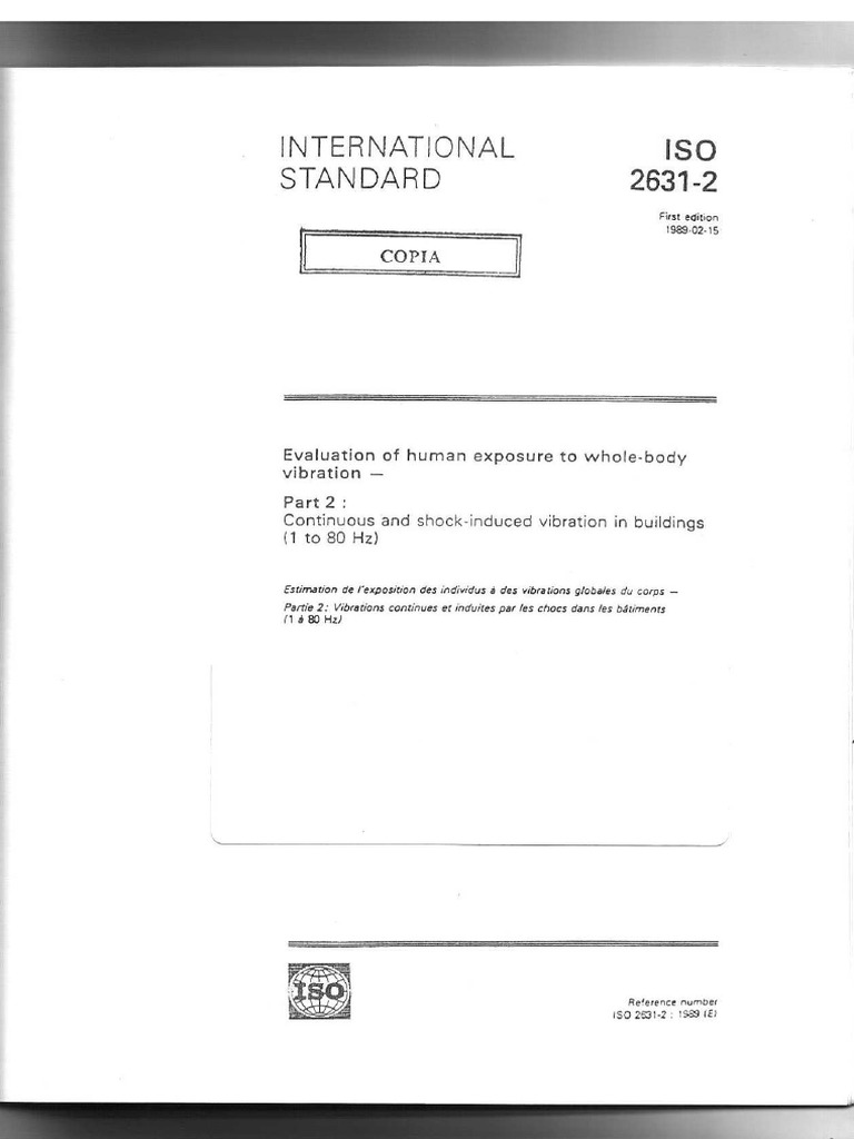 Anexo L Norma ISO 2631-2-89 | PDF