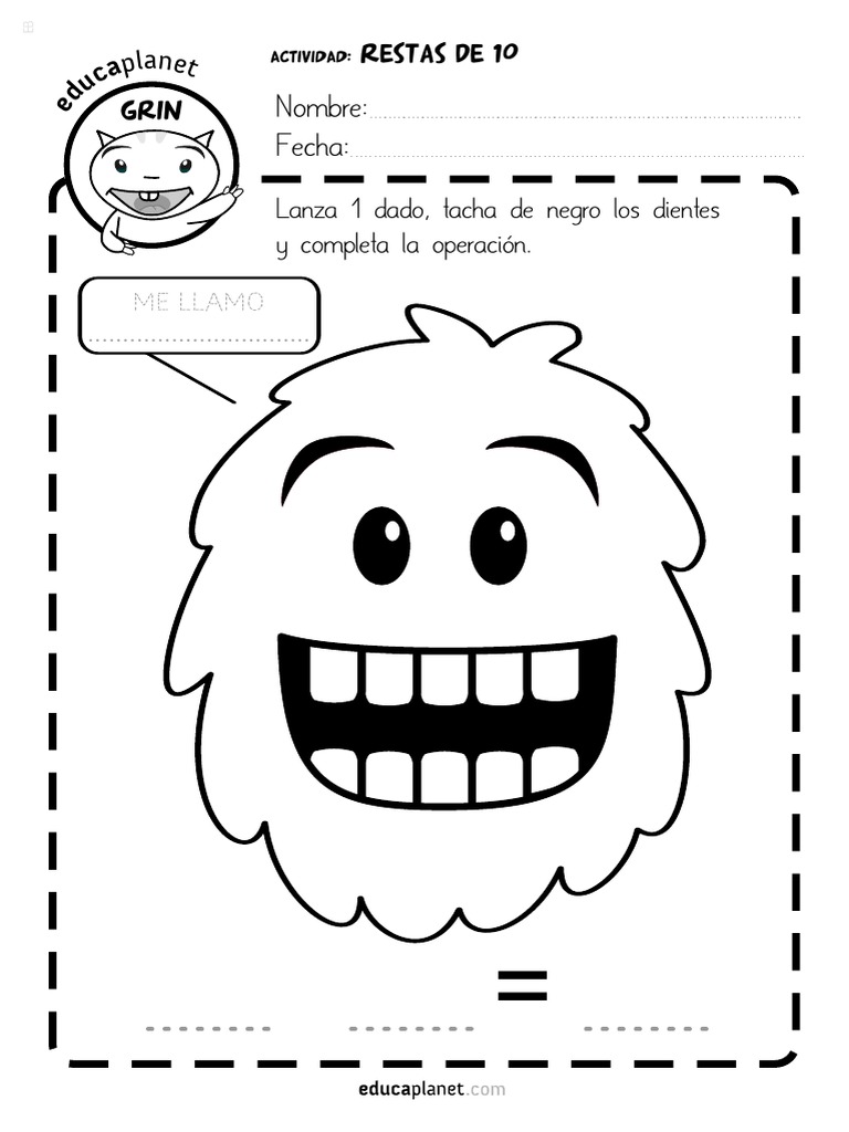 Actividades de Sumas y Restas con Dados | PDF