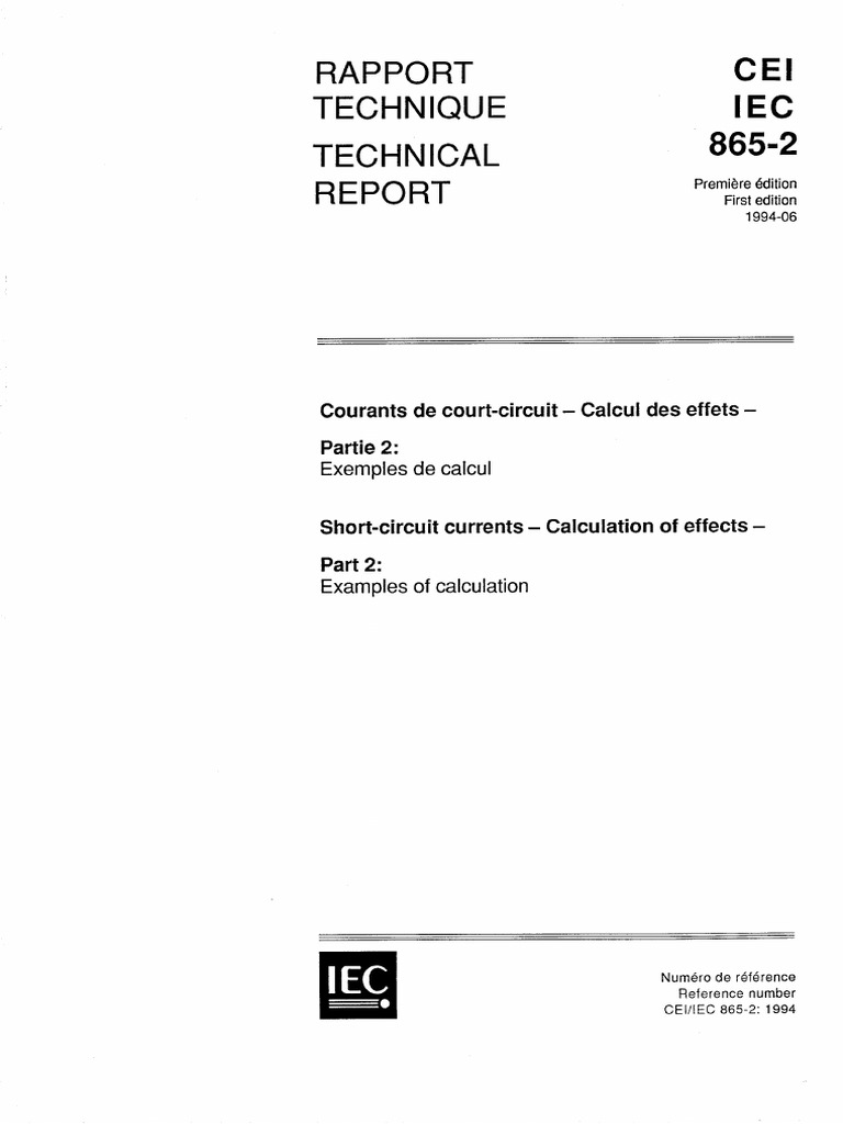 Iec 60865 2 1 PDF | PDF