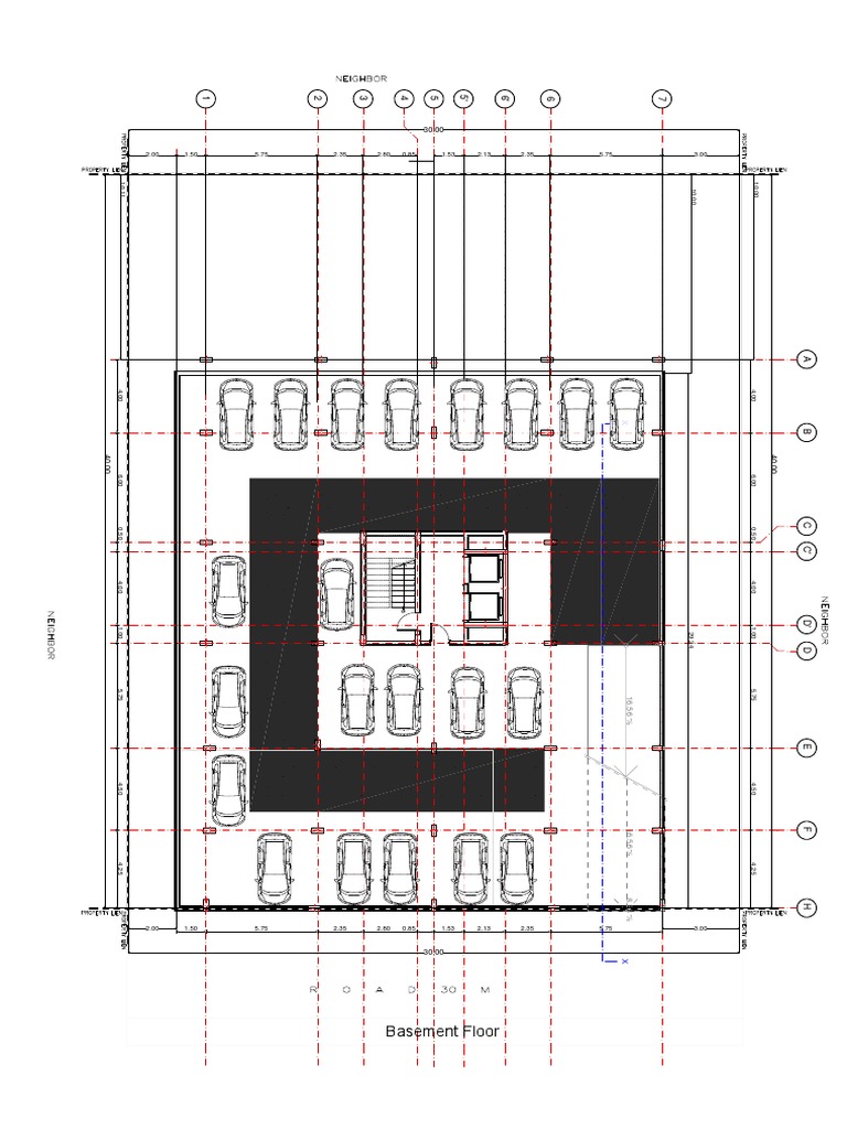 30mX40m Plot Building | PDF | Structural Engineering | Architectural ...