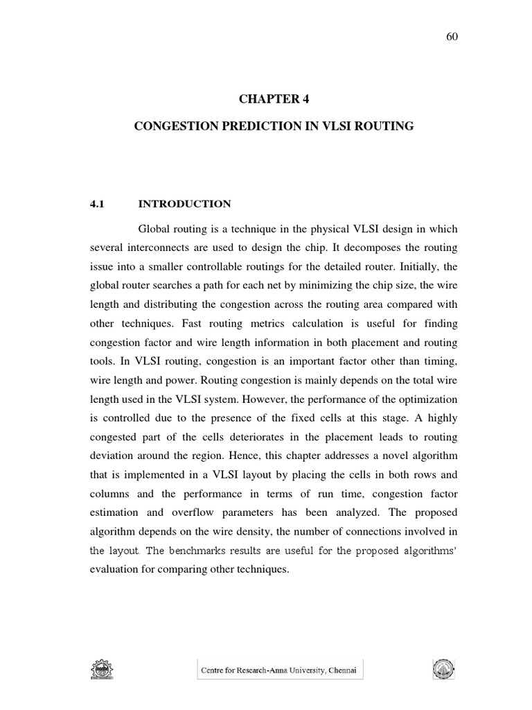 Congestion Prediction in Vlsi Routing | PDF | Routing | Network Congestion