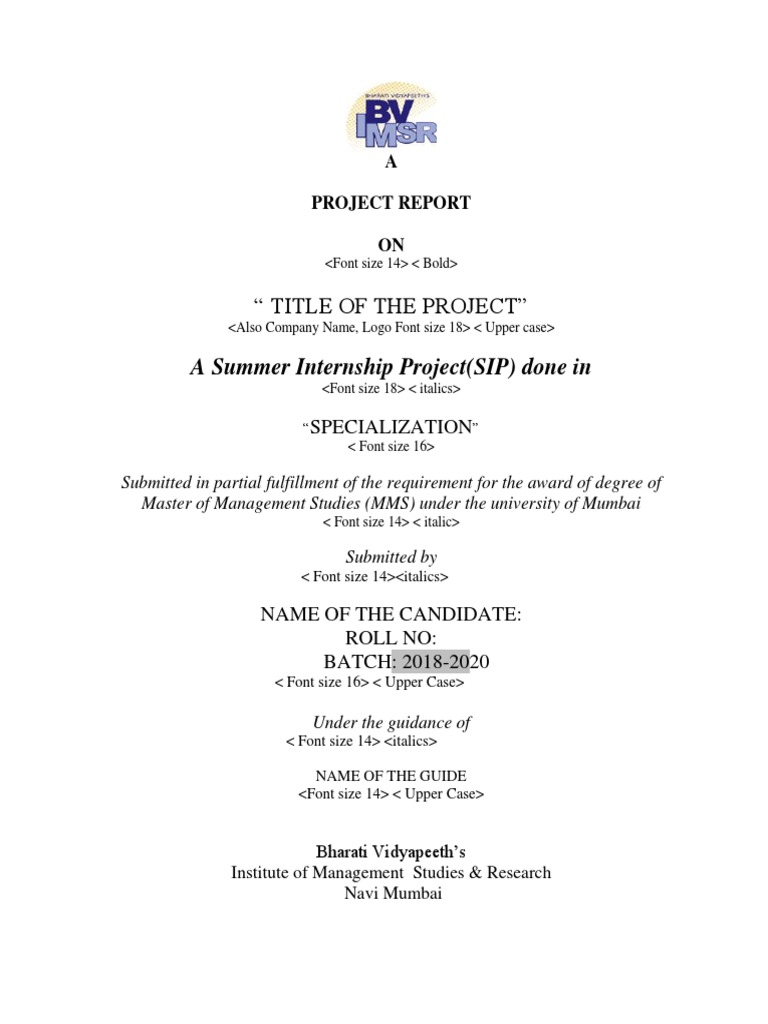 Summer PROJECT Report - FORMAT - MMS | PDF | Data Analysis | Business