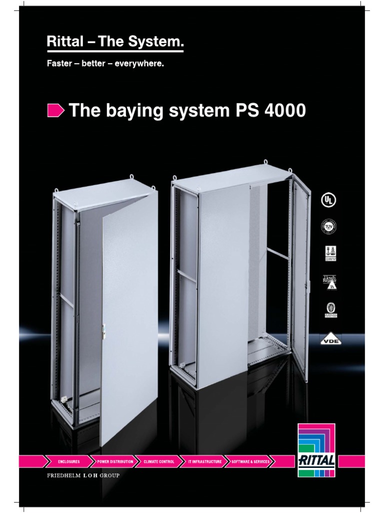 Rittal Enclosure Data Sheet | PDF | Door | Manufactured Goods