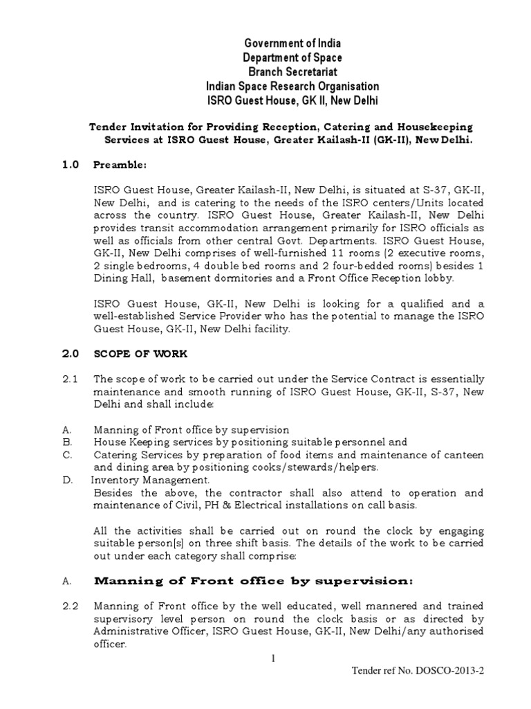 Sample Guest House | PDF | Housekeeping | Employment