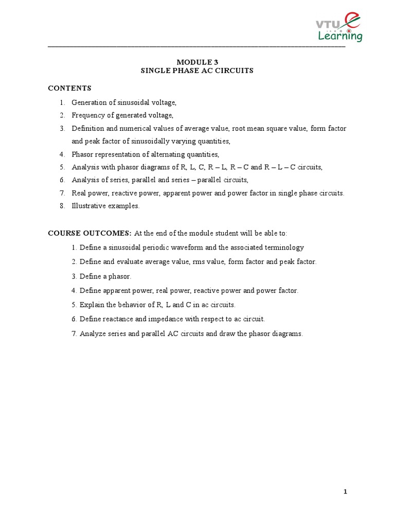Understanding Single-Phase AC Circuits: An In-Depth Look at Sinusoidal ...