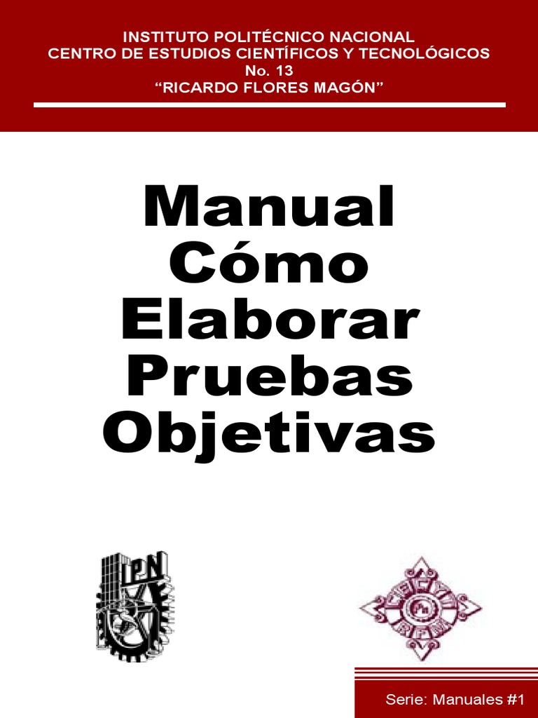 Cómo elaborar pruebas objetivas | PDF | Evaluación | Prueba (evaluación)