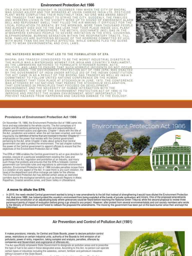 Environment Protection Act 1986 | PDF | Air Pollution | Volatile ...