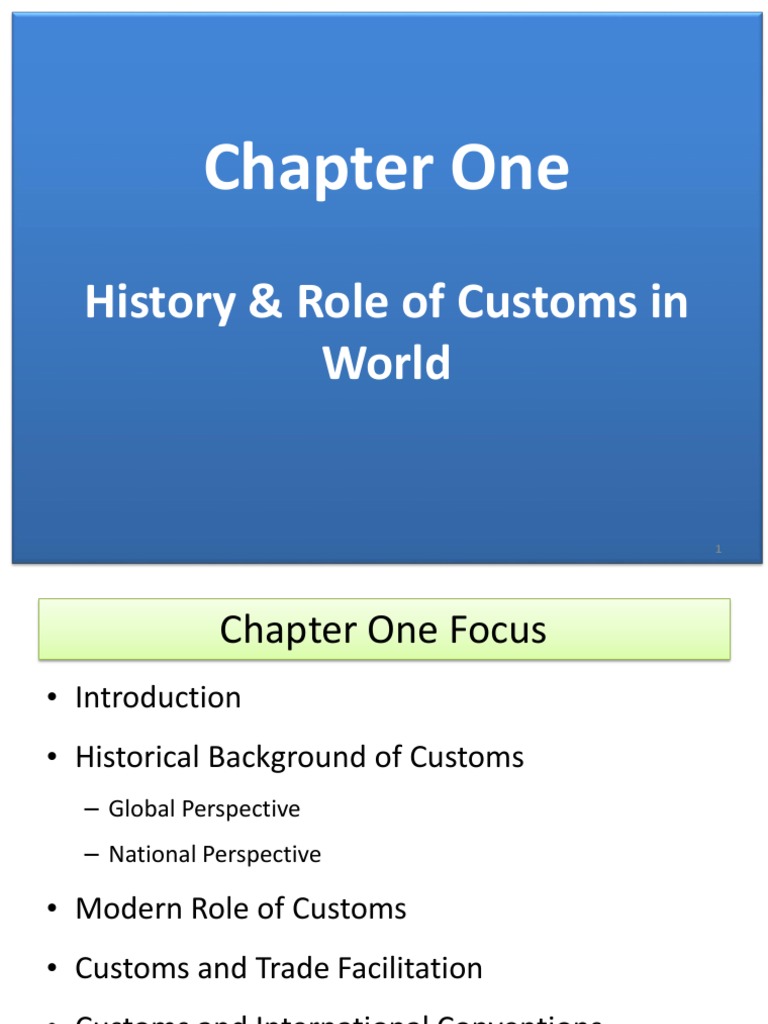 The Evolution of Customs: From Ancient Rome to the Modern World Customs ...