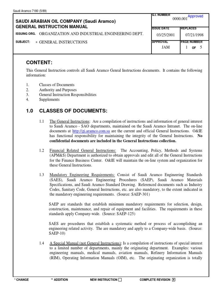 Engineering Department Organization Manual