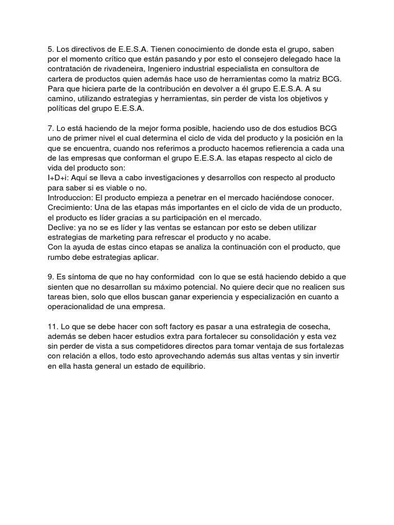 Caso EESA | PDF