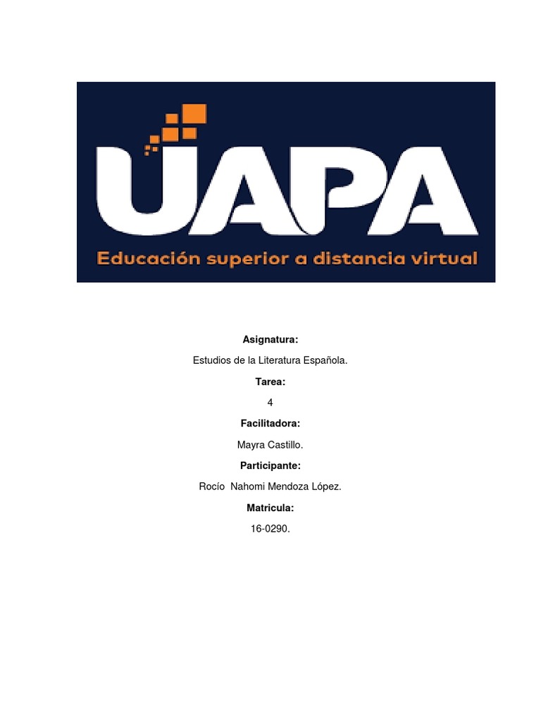 Tarea 4 Est. de La Lit - Esp. | PDF | Vanguardia | Surrealismo