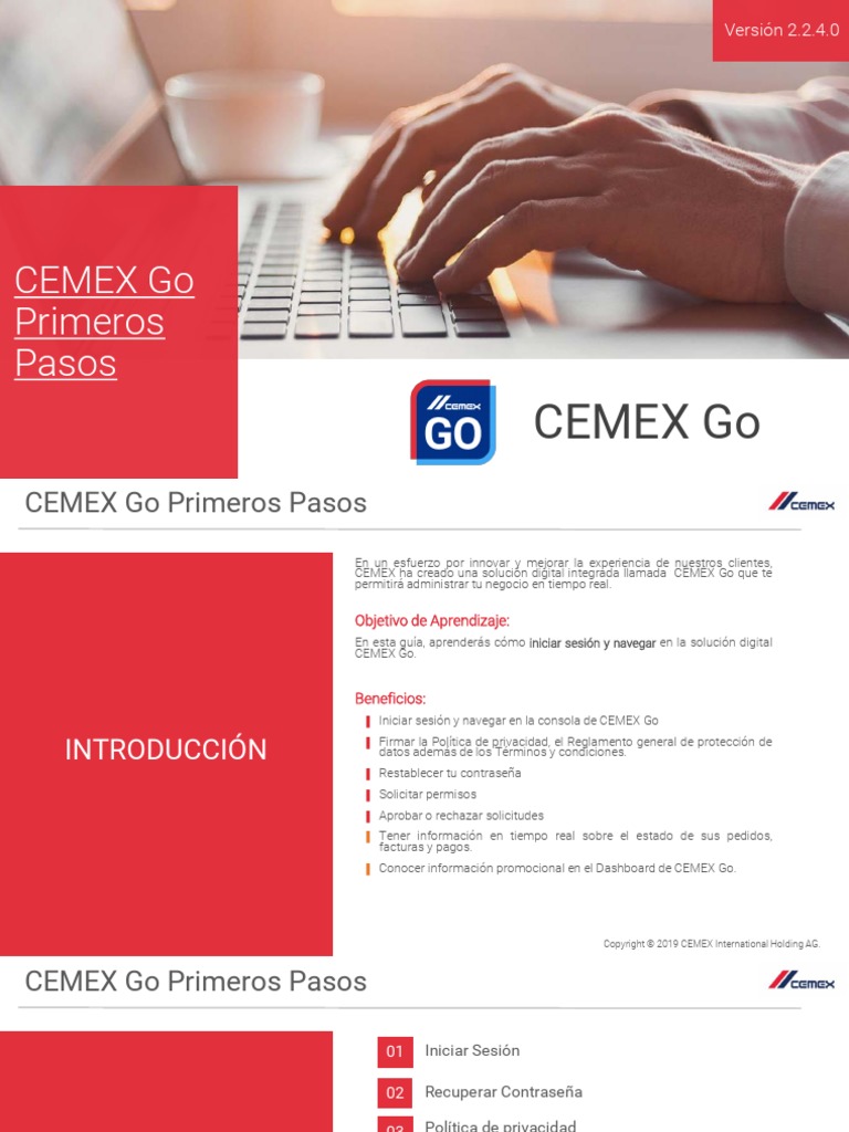 Es-Cliente-Cemex Go Primeros Pasos | Descargar gratis PDF | Contraseña ...