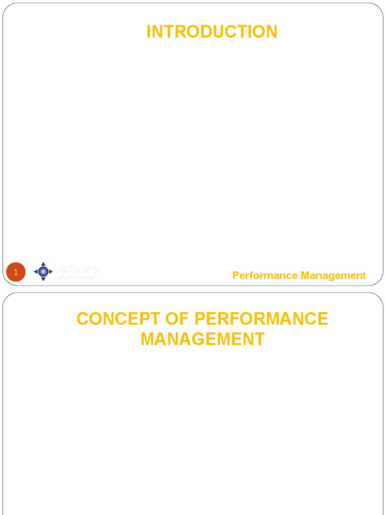 Chapter - 1 Introduction To Performance Management | PDF | Performance ...