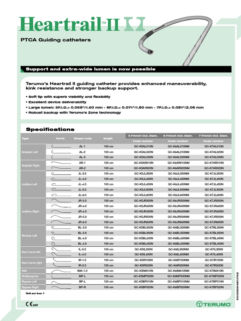 TERUMO | PDF | Catheter | Stainless Steel